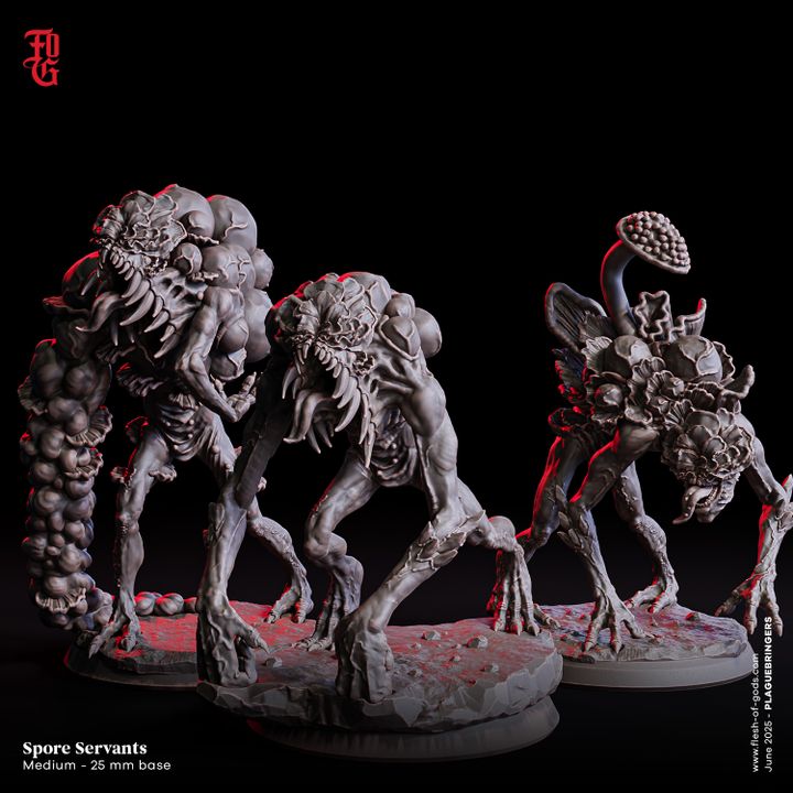 3D Printable Flesh Of Gods - June/2025 - Plaguebringers by Flesh of Gods