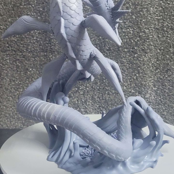 3D Printable Koi Dragon by Dillon Olney