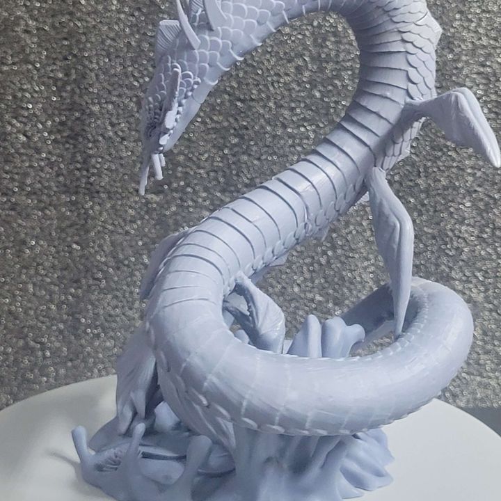 3D Printable Koi Dragon by Dillon Olney