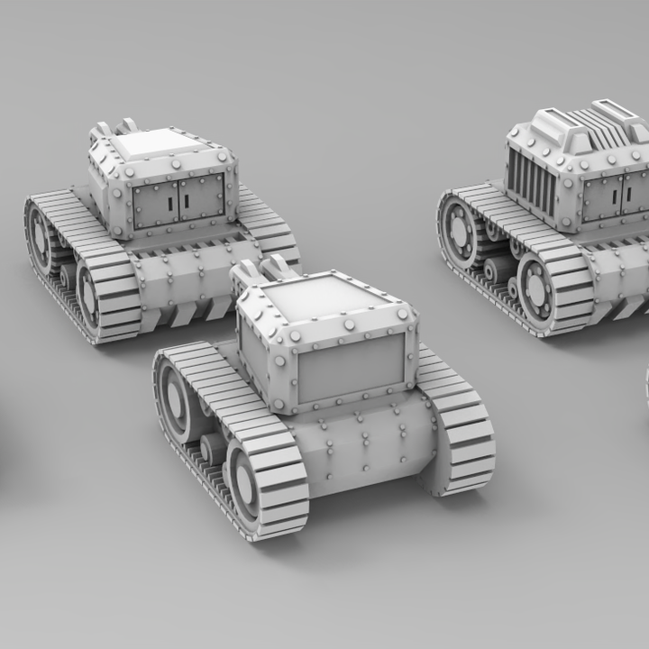 3D Printable Tankette Mk2 by Rogue Sculpts