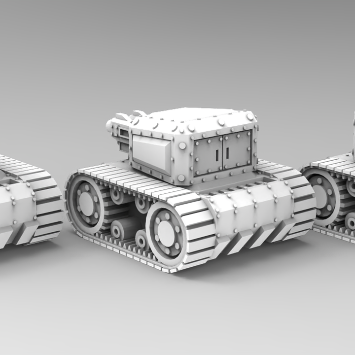 3D Printable Tankette Mk2 by Rogue Sculpts