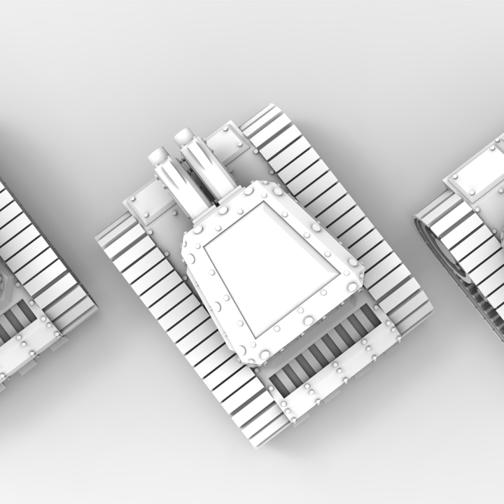 3D Printable Tankette Mk2 by Rogue Sculpts