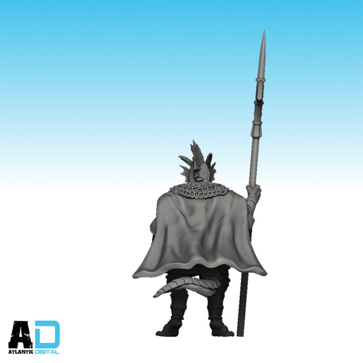 3D Printable Dragon-blood Captain by Wargames Atlantic