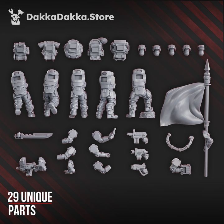 3D Printable The Phaeton Lead Squad (build kit) by dakkadakka.store