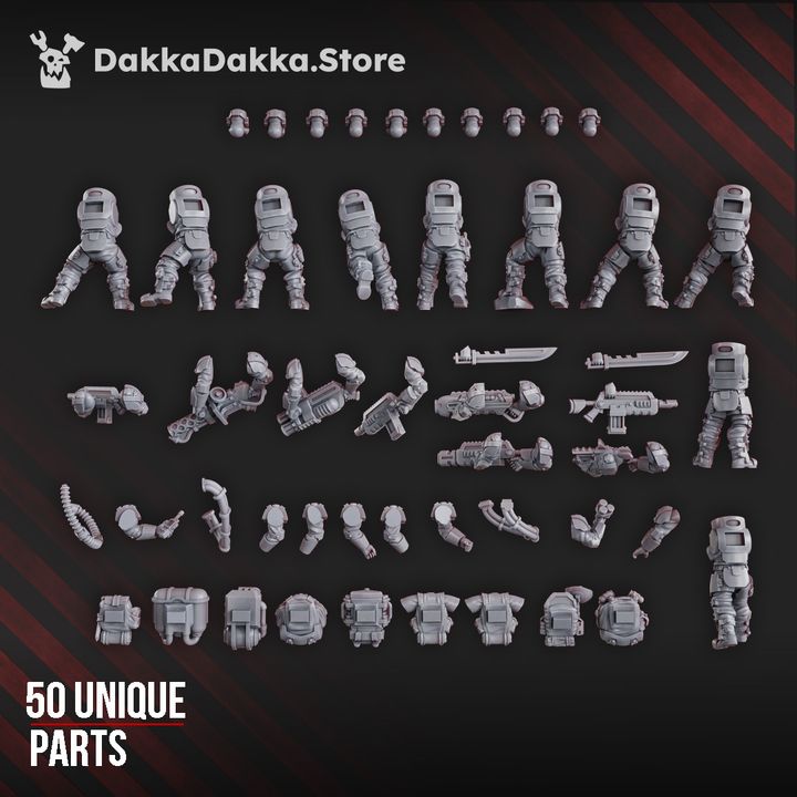 3D Printable The Phaeton Tactical Squad (build kit) by dakkadakka.store