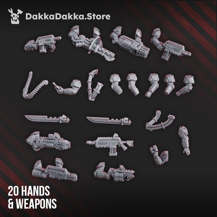 3D Printable The Phaeton Tactical Squad (build kit) by dakkadakka.store