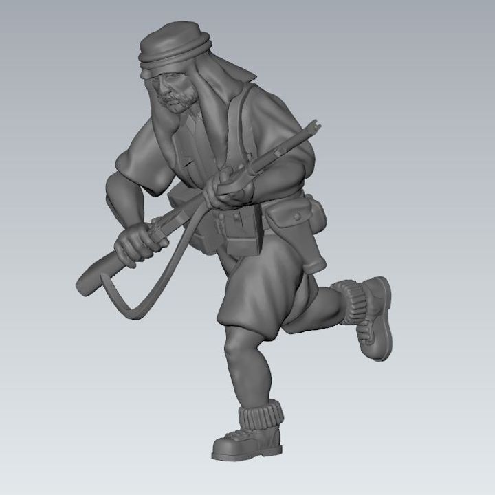 3D Printable 28 mm SAS-LRDG infantry squad by Studio Grozny
