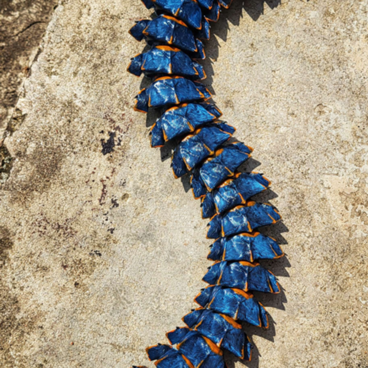 3D Printable Articulated Ice Worm Leviathan by MagniModels