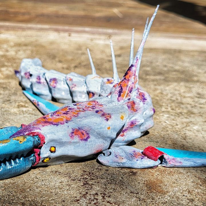 3D Printable Articulated Chelicerate Leviathan by MagniModels