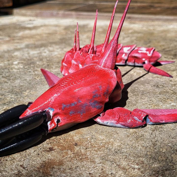 3D Printable Articulated Chelicerate Leviathan by MagniModels