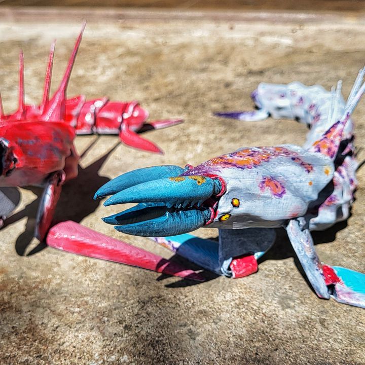 3D Printable Articulated Chelicerate Leviathan by MagniModels