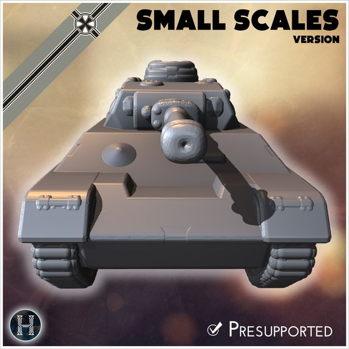 3D Printable Panzer III-IV Einheitsfahrgestell 3 (prototype) (small ...