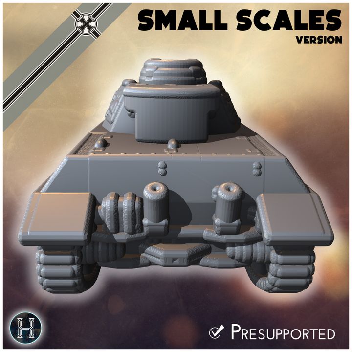 3D Printable Panzer III-IV Einheitsfahrgestell 3 (prototype) (small ...