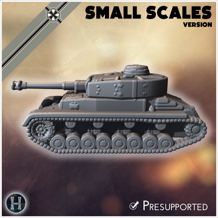 3D Printable Panzer IV Ausf. G with hydrostatic transmission (prototype ...