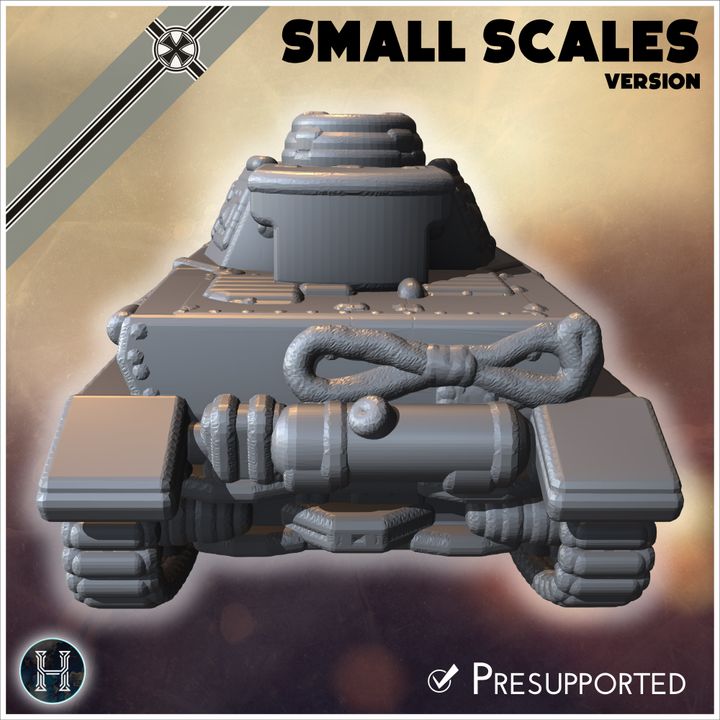 3D Printable Panzer IV Ausf. H Krupp Entwurf W1466 (prototype) (small ...