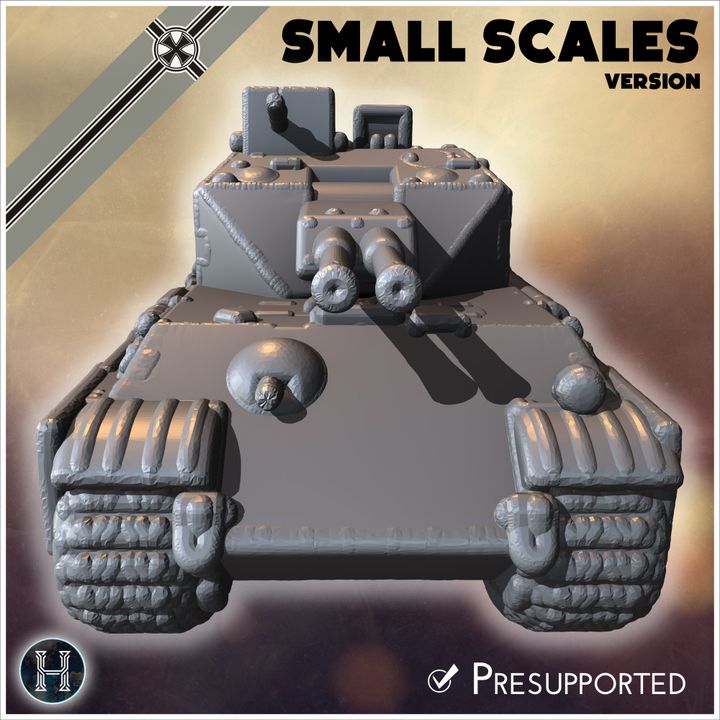 3D Printable Panzer V Flakpanther 341 Coelian 37 mm (small scales ...