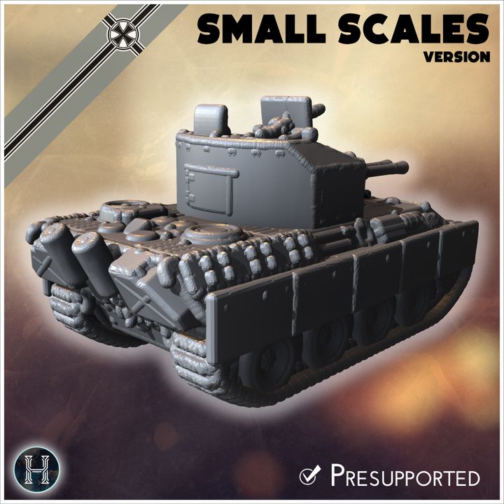 3D Printable Panzer V Flakpanther 341 Coelian 37 mm (small scales ...