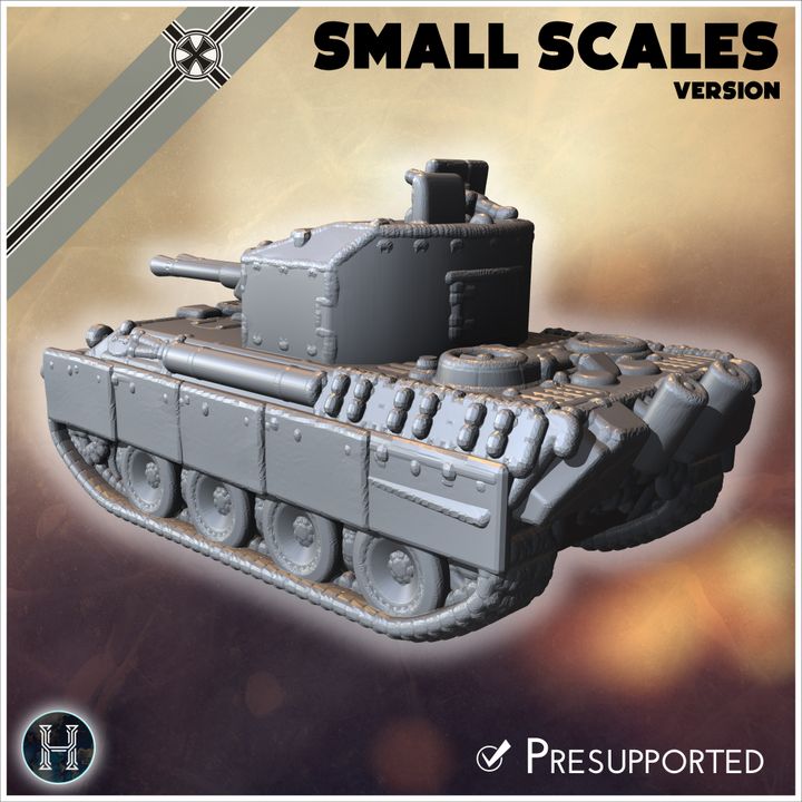 3D Printable Panzer V Flakpanther 341 Coelian 37 mm (small scales ...