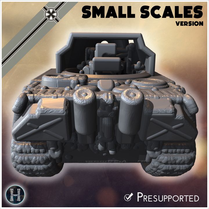 3D Printable Panzer V Panther 128 mm Skorpion (Rh) (small scales ...