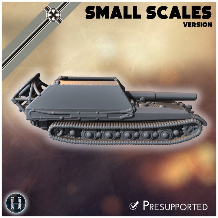 3D Printable Waffenträger Grille 21 210mm (small scales version ...