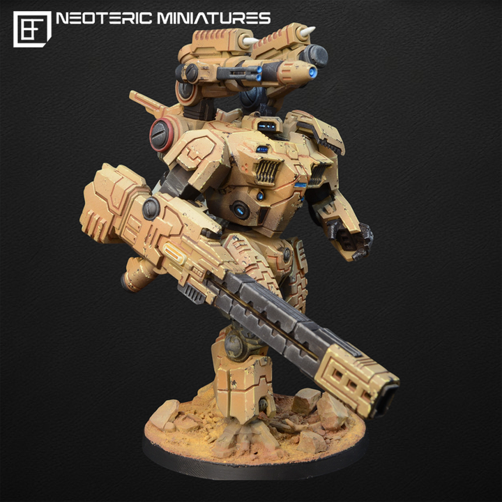 3D Printable Greater Good | Bulwark Armoured Suit by NeotericMiniatures