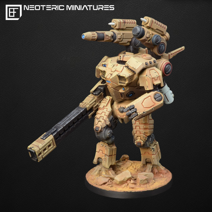 3D Printable Greater Good | Bulwark Armoured Suit by NeotericMiniatures