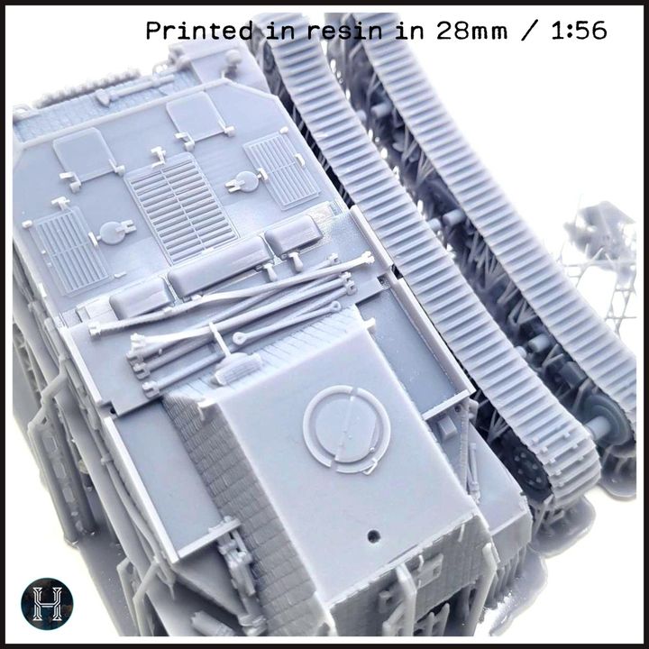 3D Printable Bergepanzer Tiger (P) armored recovery vehicle - Germany ...