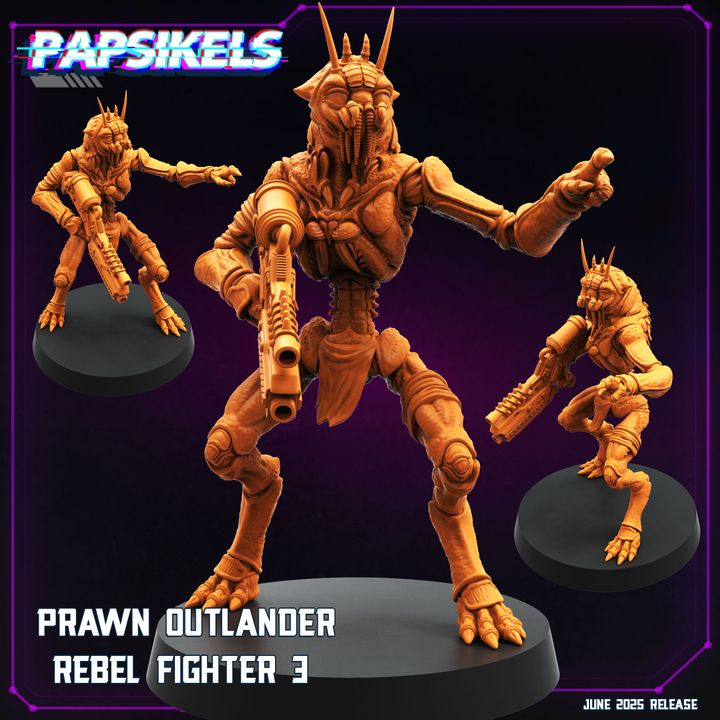 3D Printable JUNE 2025 TRIBES - CYBERPUNK RELEASE by PAPSIKELS MINIATURES