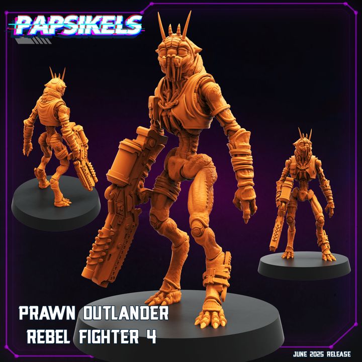 3D Printable JUNE 2025 TRIBES - CYBERPUNK RELEASE by PAPSIKELS MINIATURES