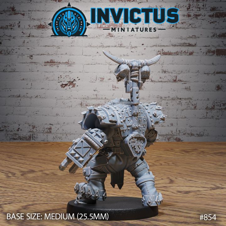 3D Printable Greensteel Squad Brute / Space Orc Bandit / Galactic War ...