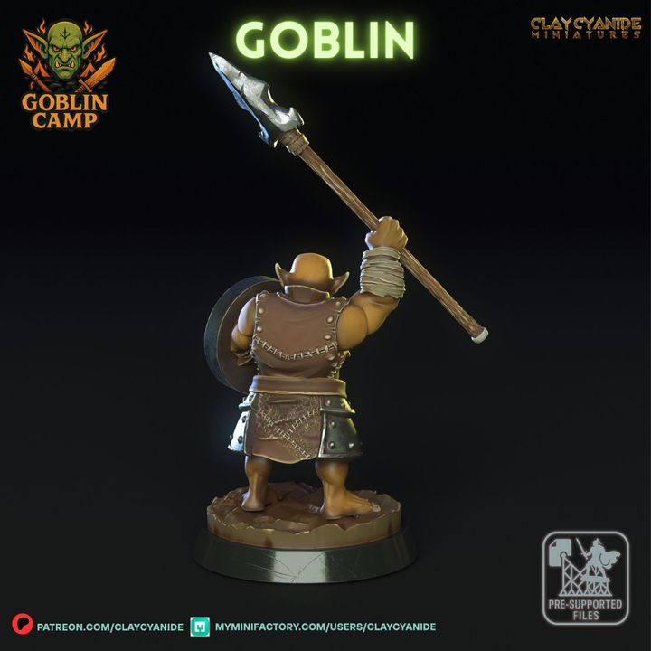 3D Printable Goblin 8 by Clay Cyanide Miniatures