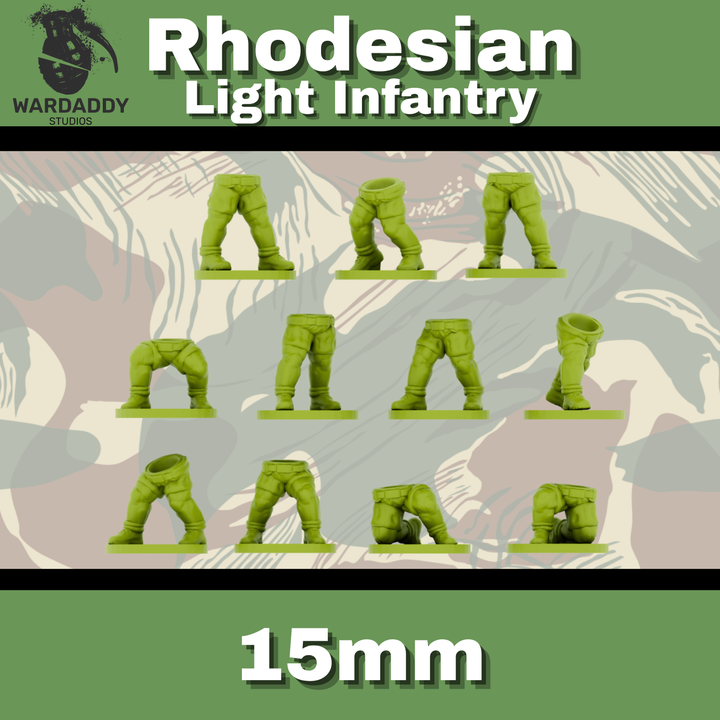 3D Printable Rhodesian Light Infantry by WarDaddy Studios