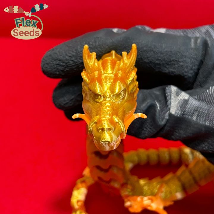 3D Printable Flexi Japanese Dragon Mark-Ⅱ Set (Print-in-place) by 3D ...