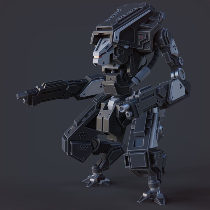 3D Printable Rune Forge "Hunchback" | Fully Posable | Dwarven Mech | Gloom and Glory by Dungeons ...