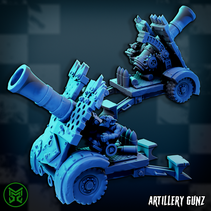 3D Printable Goblin Artillery Set 2 by Mekka Miniatures