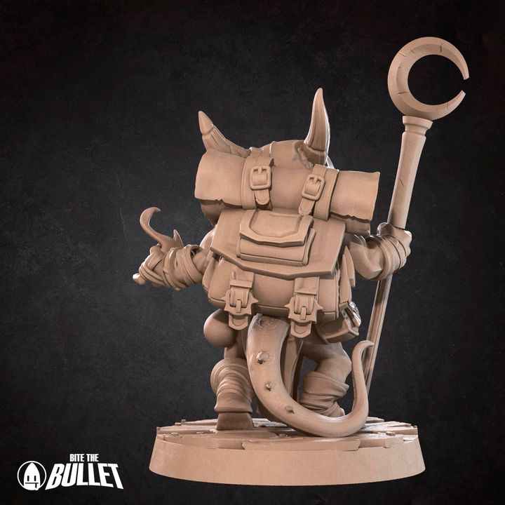 3D Printable Kobold Wizard by Bite the Bullet