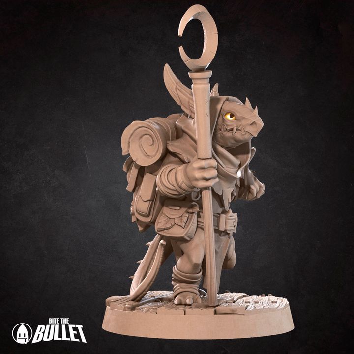 3D Printable Kobold Wizard by Bite the Bullet