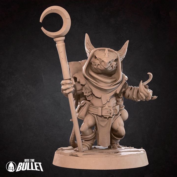 3D Printable Kobold Wizard by Bite the Bullet