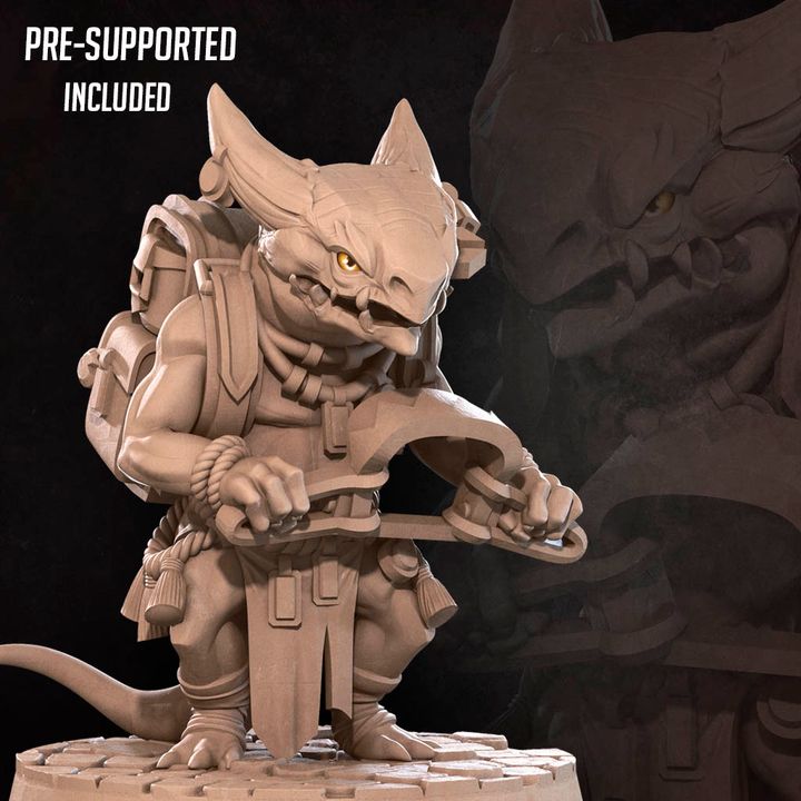 3D Printable Kobold Trapper by Bite the Bullet