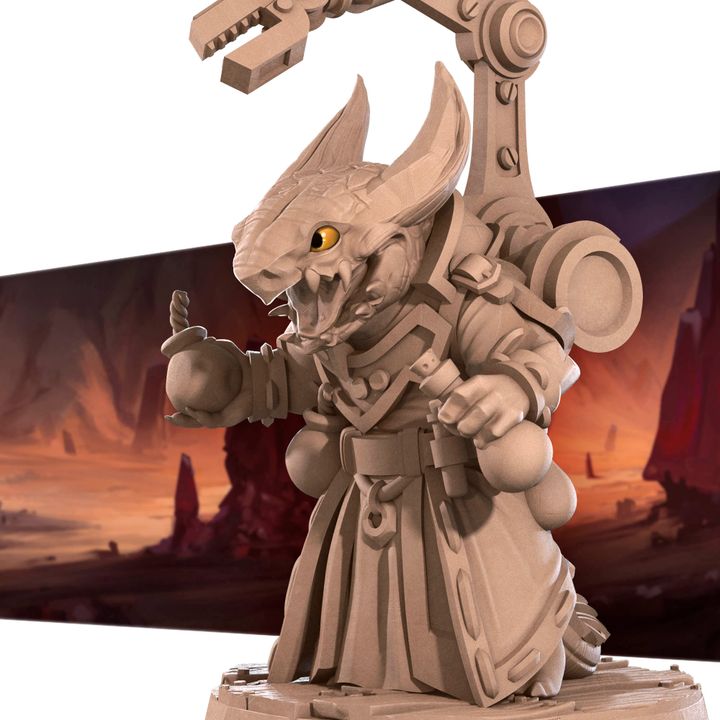 3D Printable Kobold Inventor (2 Versions) by Bite the Bullet