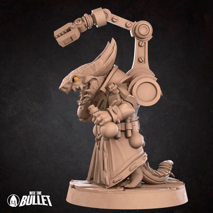 3D Printable Kobold Inventor (2 Versions) by Bite the Bullet