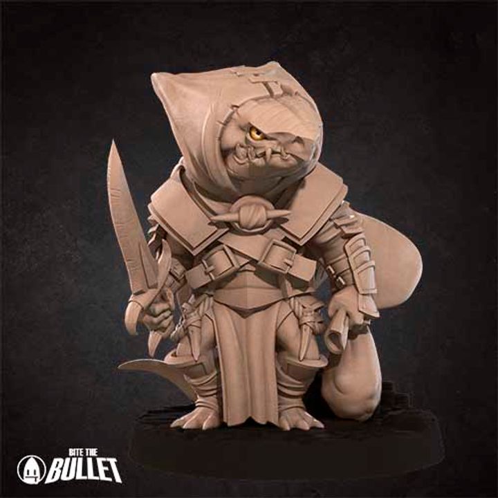 3D Printable Kobold Rogue by Bite the Bullet