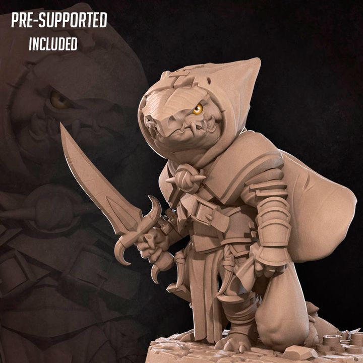 3D Printable Kobold Rogue by Bite the Bullet