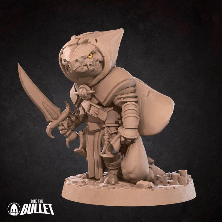 3D Printable Kobold Rogue by Bite the Bullet