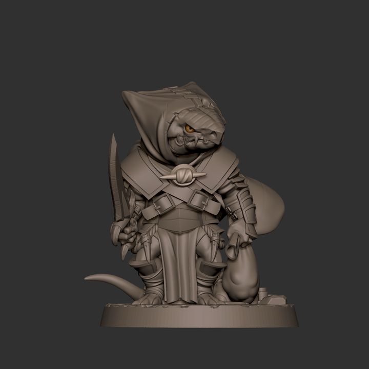 3D Printable Kobold Rogue by Bite the Bullet