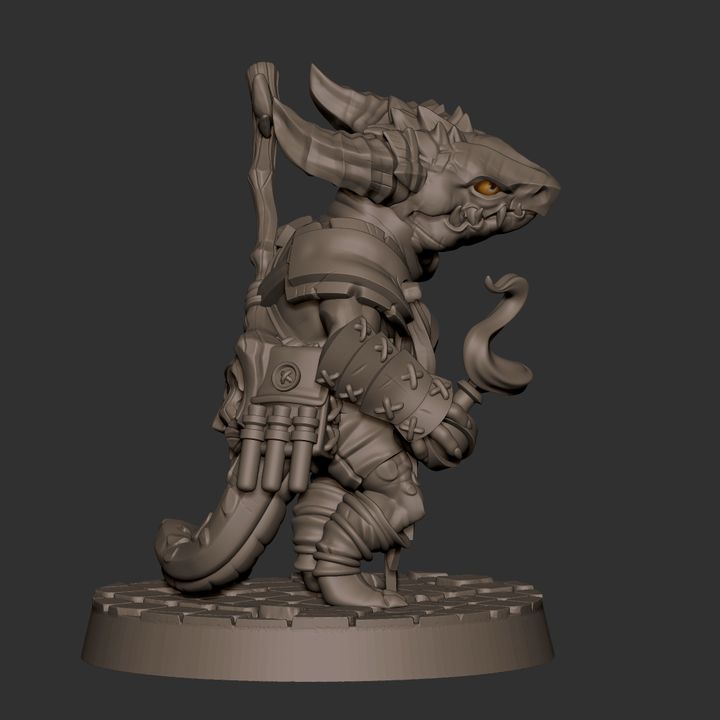 3D Printable Kobold Alchemist by Bite the Bullet