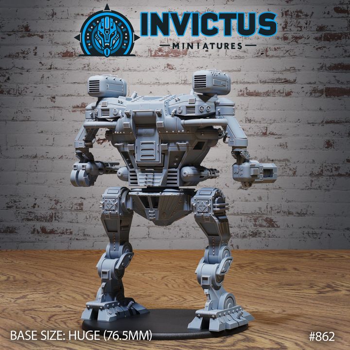 3D Printable Bipedal Infiltrator Set / Space Siege Engine / Battle War ...