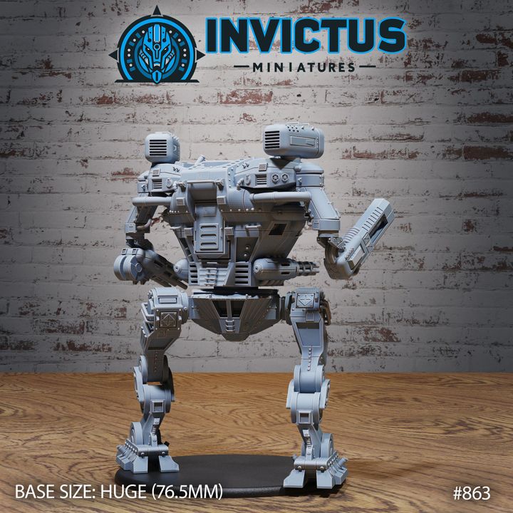 3D Printable Bipedal Infiltrator Set / Space Siege Engine / Battle War ...