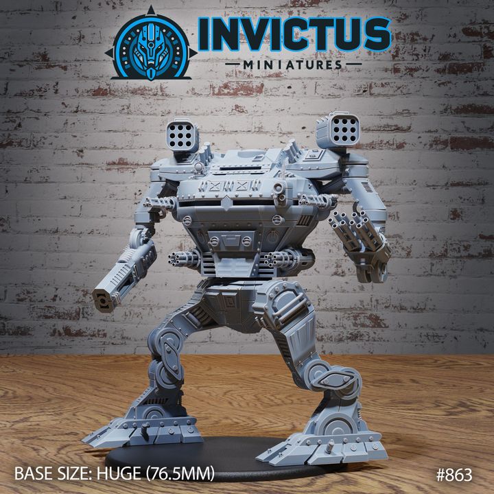 3D Printable Bipedal Infiltrator Set / Space Siege Engine / Battle War ...