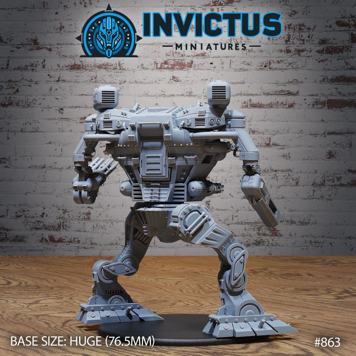 3D Printable Bipedal Infiltrator Set / Space Siege Engine / Battle War ...